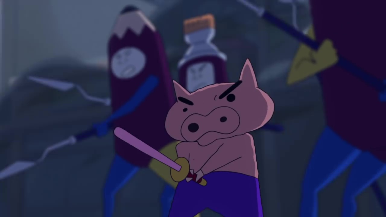 Crayon Shin-chan Gekitotsu! Rakuga Kingdom to Hobo Yonin no Yūsha ...