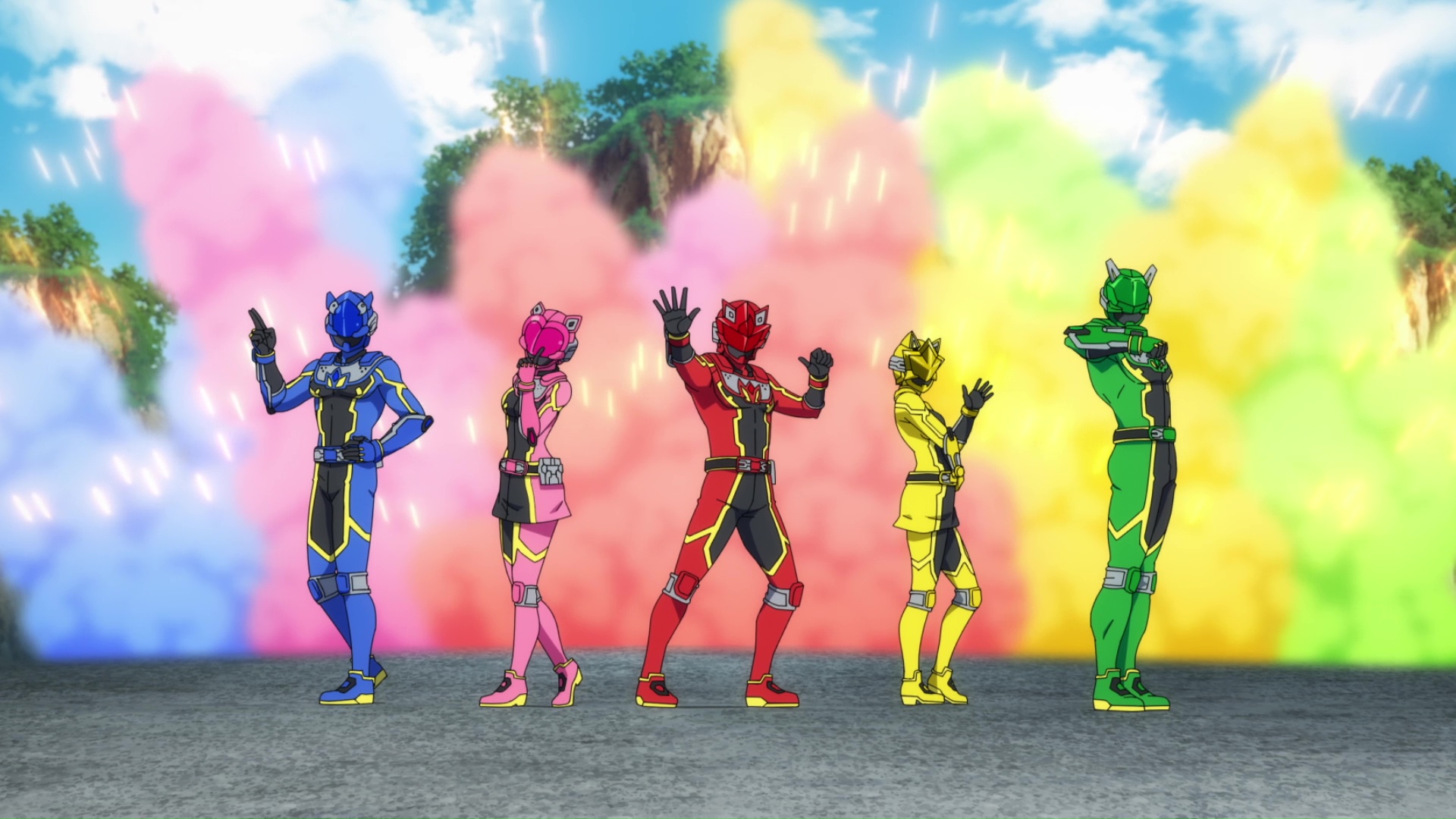 The Red Ranger Becomes an Adventurer in Another World (Anime ...