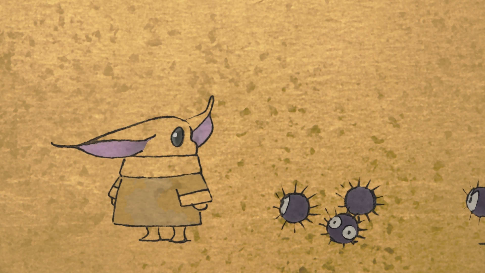 Zen - Grogu and Dust Bunnies (Anime) | AnimeClick.it