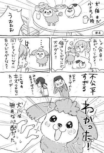 Inu to Neko docchi mo Katteru to Mainichi tanoshii (Manga) | AnimeClick.it