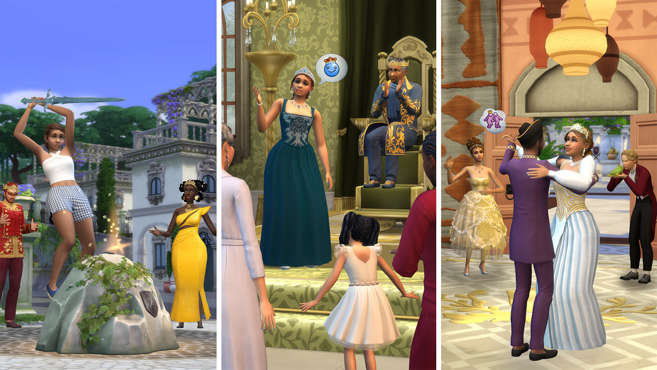 The Sims 4: l'espansione Intrighi a Palazzo porta dinastie reali e ...