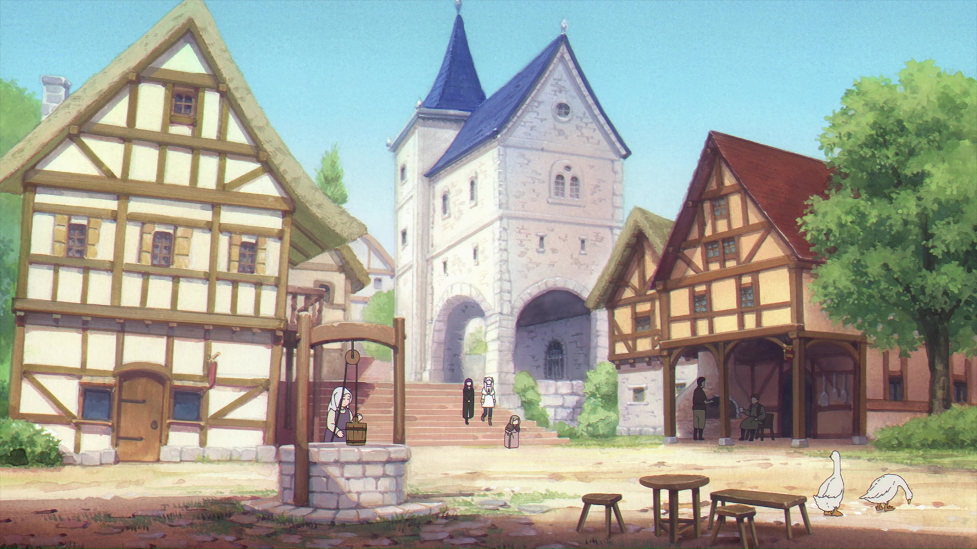 Anime no Bijutsu - Gallery di sfondi mozzafiato da Frieren - Oltre la ...