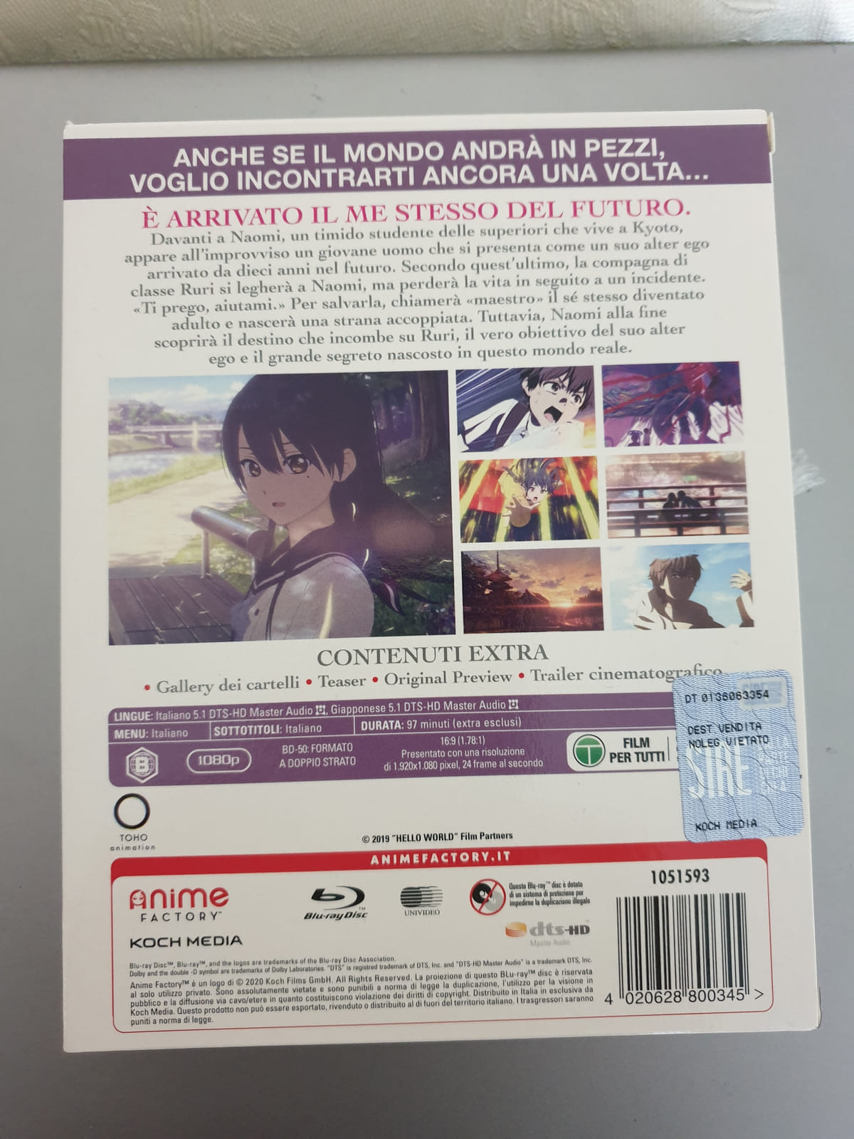 Hello World: unboxing della Limited Edition Blu-ray | AnimeClick