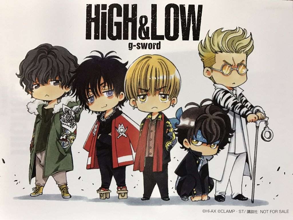 High&Low: il manga delle CLAMP diventa flash anime sui chibi yakuza ...