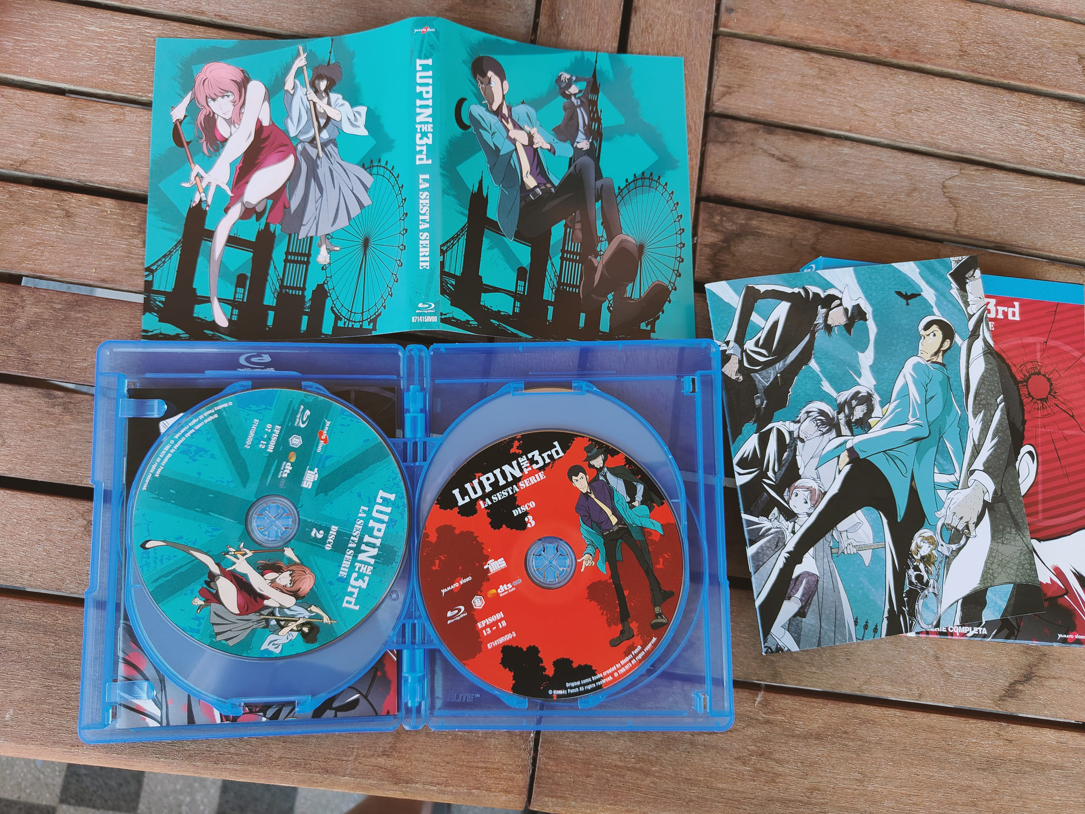 Lupin Iii 6 Serie Unboxing Delledizione Blu Ray Limitata Di Yamato