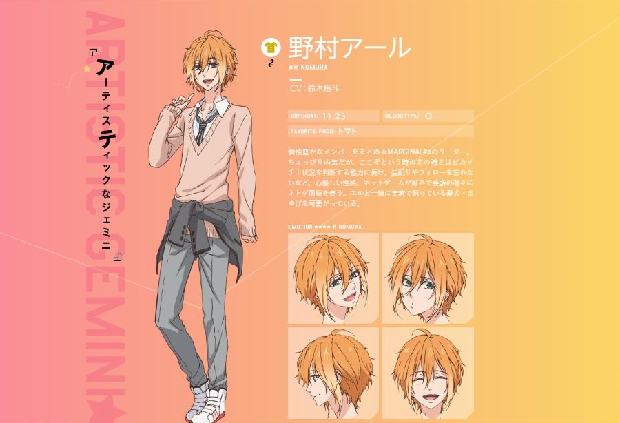 Marginal#4 trailer per l'anime TV idol otome di Rejet e Idea Factory ...