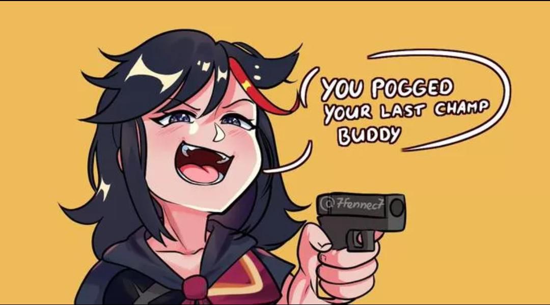 Tutti noi abbiamo bisogno di un piccolo pogchamp | AnimeClick