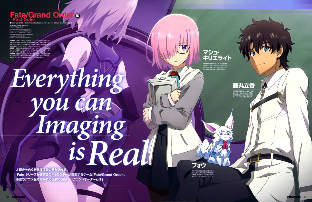 Ultime da NewType: Giganti 2, Code Geass, Euphonium, Fate e la ...