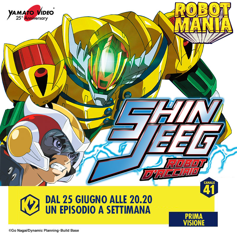 Shin Jeeg, dal 25 giugno su K2 (canale 41 del DTT) in prima visione ...