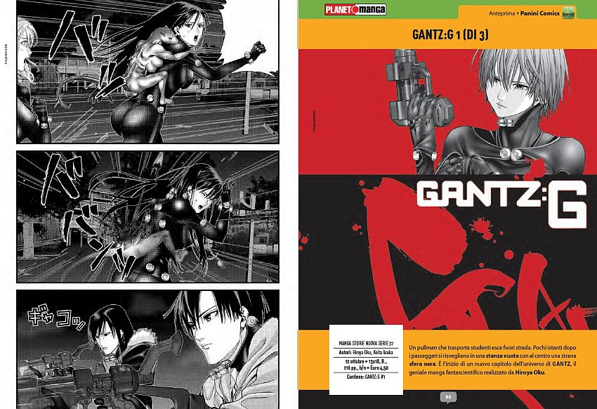 Novità Planet Manga di ottobre: Gantz:G, Gundam 0079 e altro ancora ...