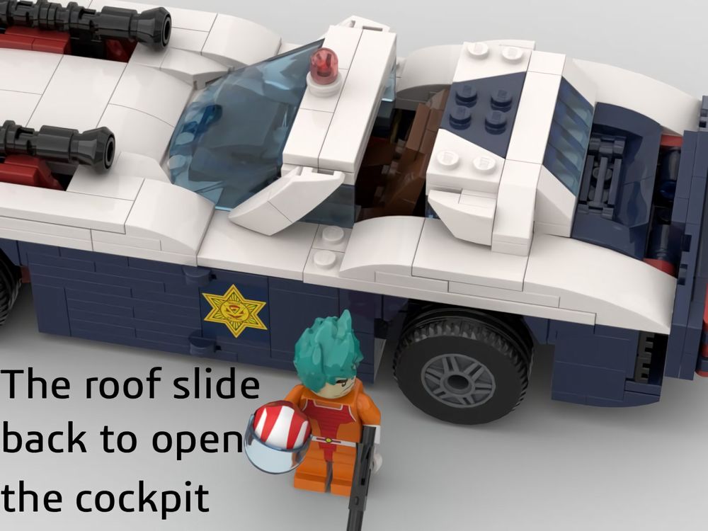 La mitica Mach Patrol di Daitarn 3 in un set LEGO tutto italiano ...