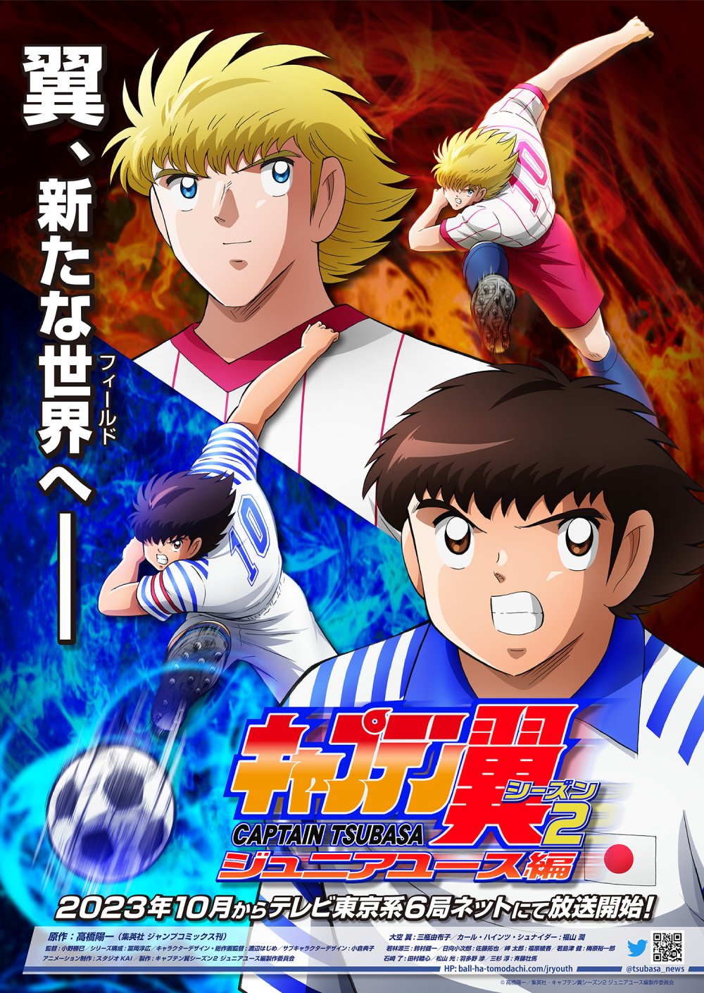 Captain tsubasa: annunciata la seconda stagione del remake animato ...