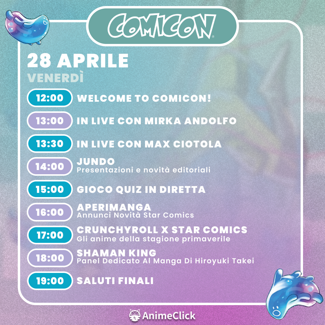 AnimeClick al Napoli Comicon 2023: tutti i nostri appuntamenti su ...