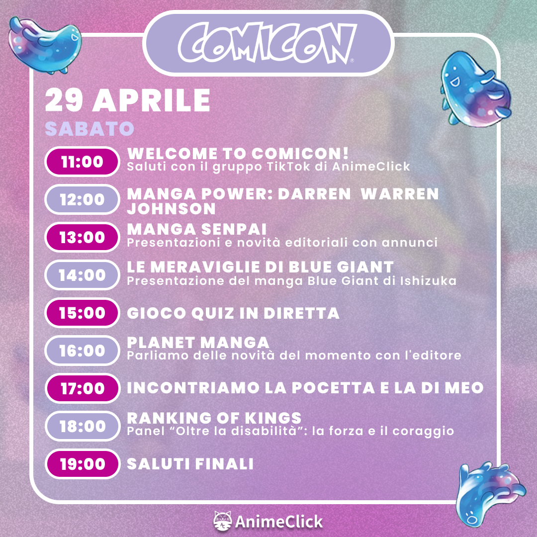 AnimeClick al Napoli Comicon 2023: tutti i nostri appuntamenti su ...