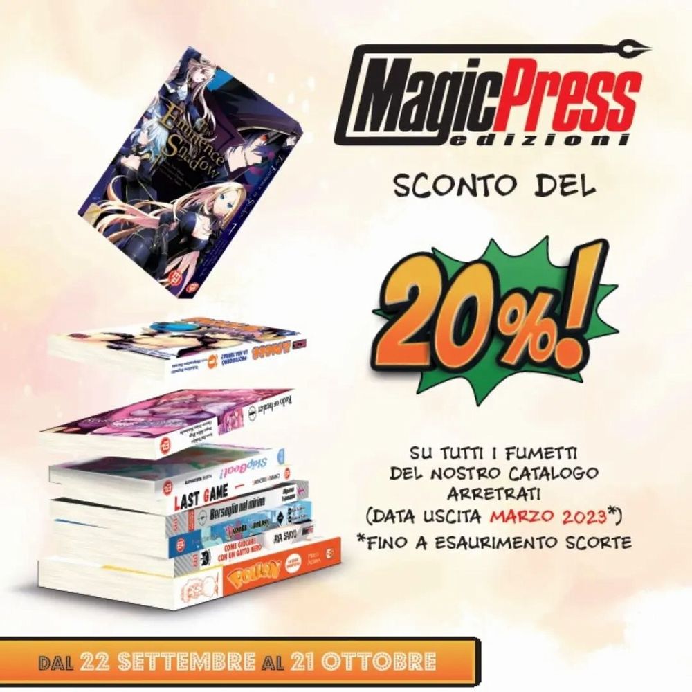 Magic Press: 20% di sconto fino al 21 ottobre | AnimeClick
