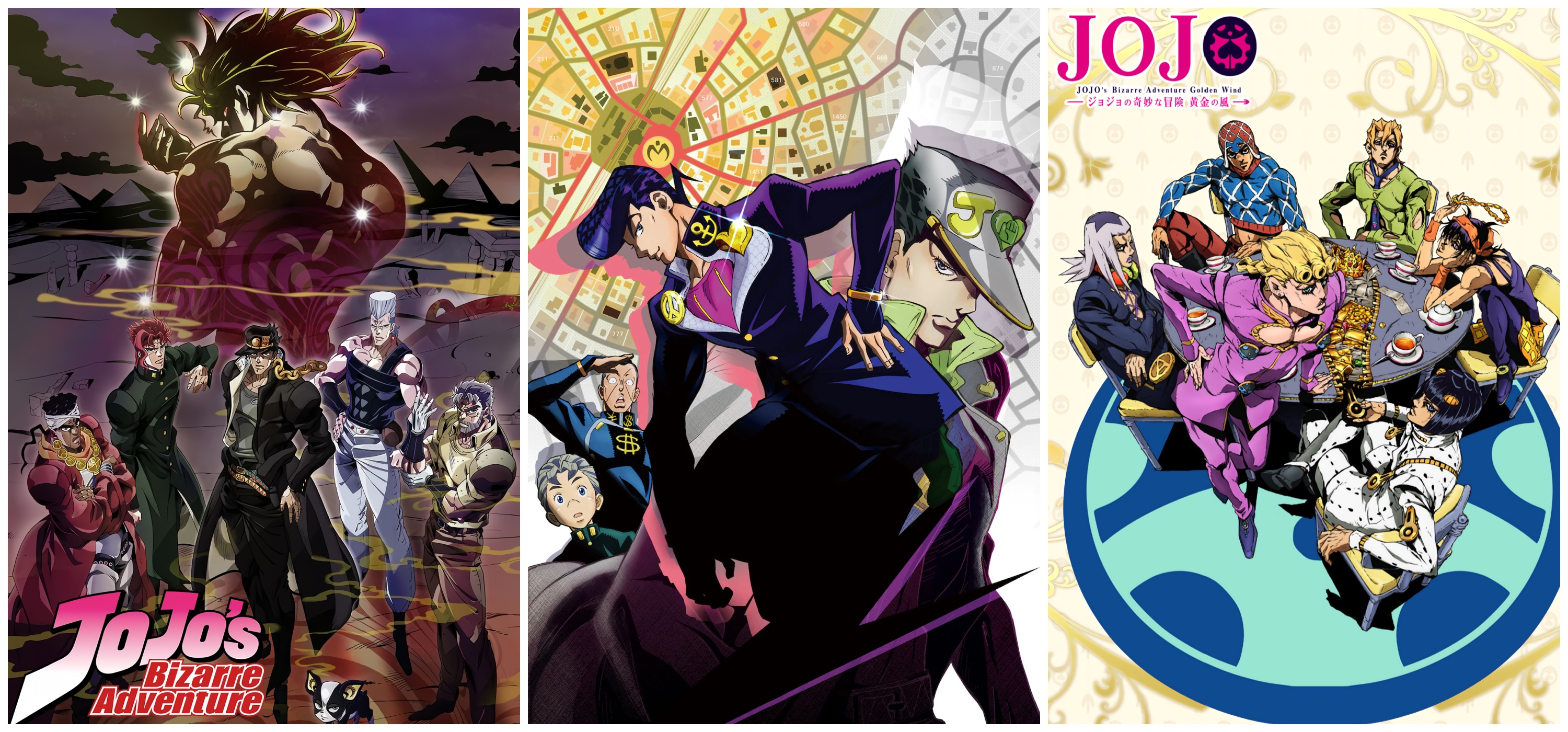 Le Bizzarre Avventure di JoJo: su Netflix disponibili la 3°, la 4° e la ...