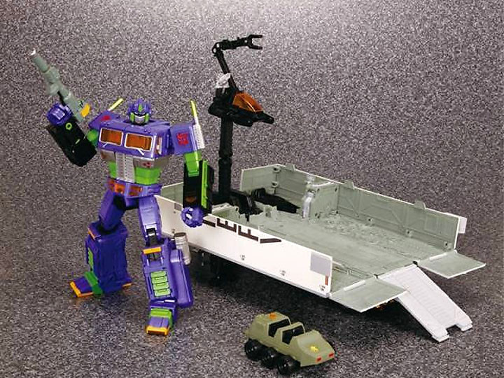 Evangelion Masterpiece MP-10 Optimus Prime EVA Mode in pre-order ...