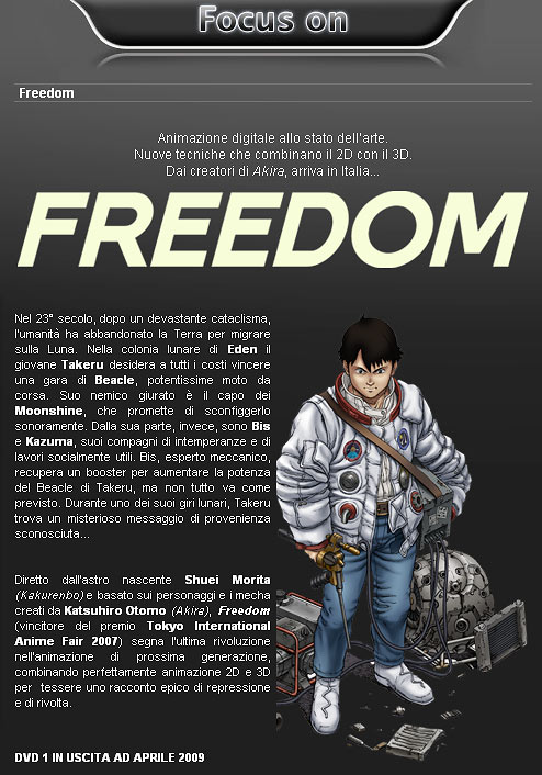 Dynit: Focus on Freedom, di Katsuhiro Otomo | AnimeClick